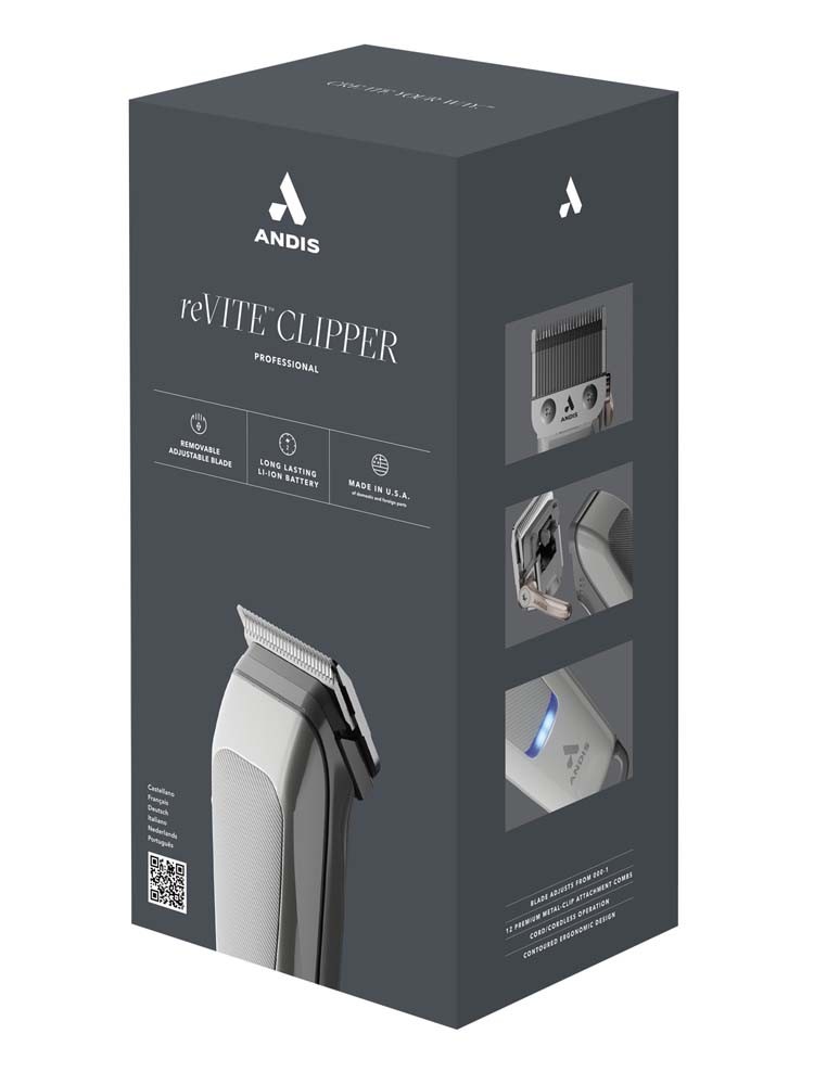 Tondeuse reVITE Fade ANDIS grise jacques seban